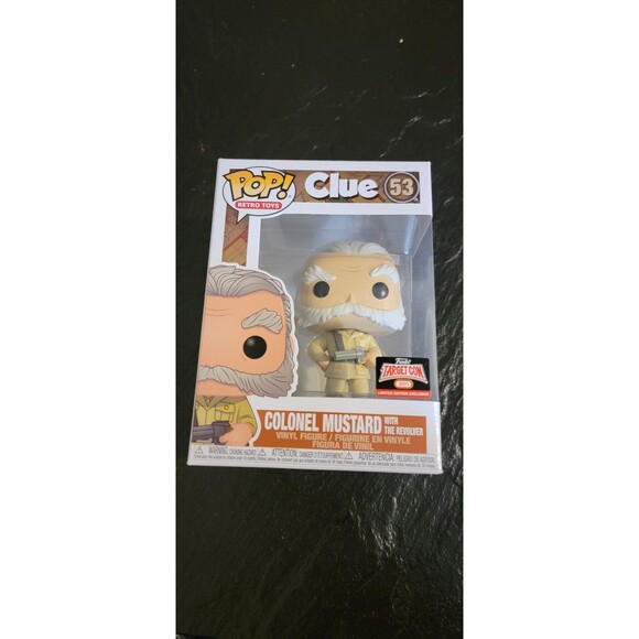 Funko | Other | Clue Colonel Mustard W Revolver Target Con 53 | Poshmark